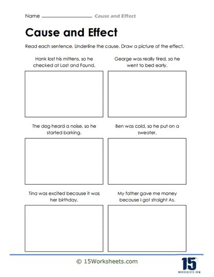 10 Free Cause And Effect Worksheets PDF EduWorksheets Worksheets
