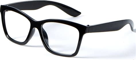 Spooktacular Creations Nerd Costume Glasses Black Hipster Eyeglasses With Clear