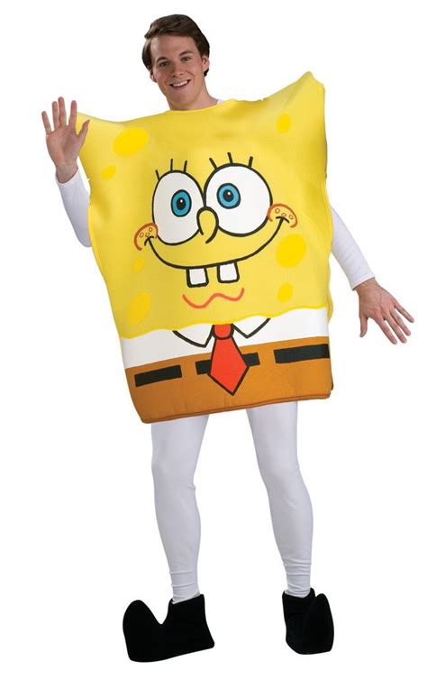 Spongebob Schwammkopf Kostüm für Erwachsene Verwandeln Sie sich in