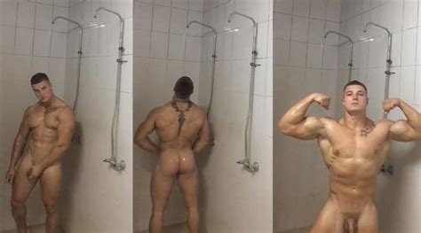 Protected Muscular Marine Showing Off In The Showers My Own Private