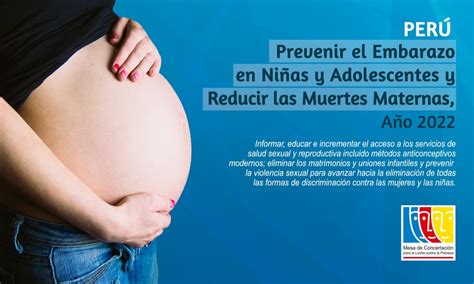 MCLCP plantea medidas para la prevención del embarazo en niñas y