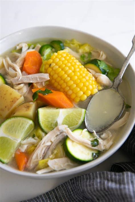 Caldo De Pollo Recipe Mexican Chicken Soup The Forked Spoon