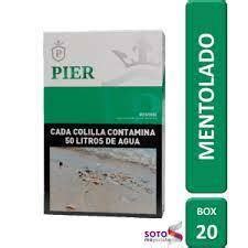 PIER Cigarrillos Mentolado Cartón 10 Atados x 20 Cigarrilos ROBERT