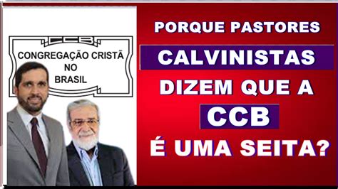 PORQUE PASTORES PAULO JUNIOR E AUGUSTUS NICODEMUS Dizem Que A IGREJA