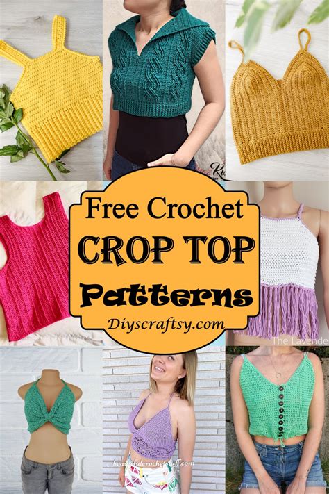 30 Free Crochet Crop Top Patterns For Summer DIYsCraftsy