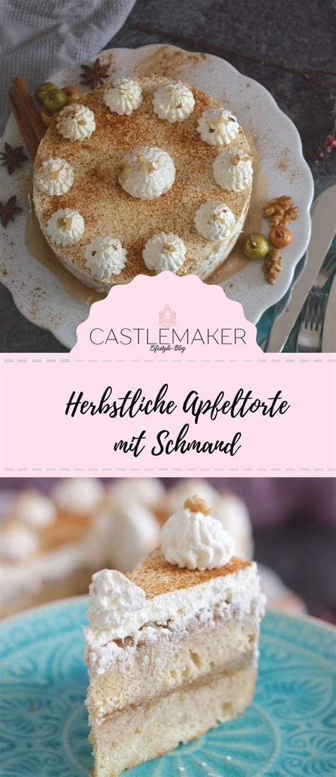 Herbstliche Apfel Schmand Torte Semi Naked Style Castlemaker