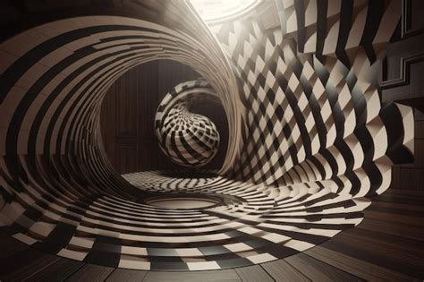 Premium Ai Image Optical Illusions Ai Generated