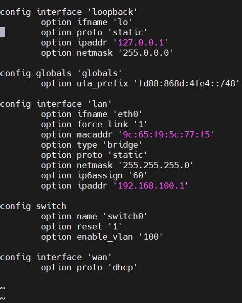 how to configure tagged vlan id for a openwrt device installing and using openwrt openwrt forum