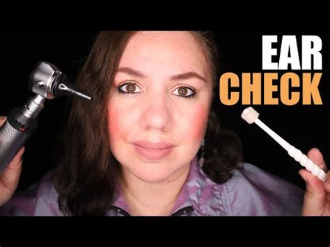 ASMR Otoscope Exam And EAR Cleaning Clinic Roleplay