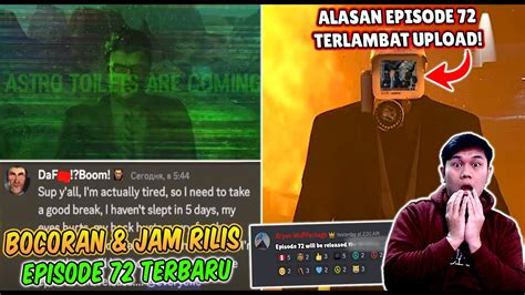 Bocoran Terbaru Jam Rilis Episode Skibidi Toilet Ini Alasan
