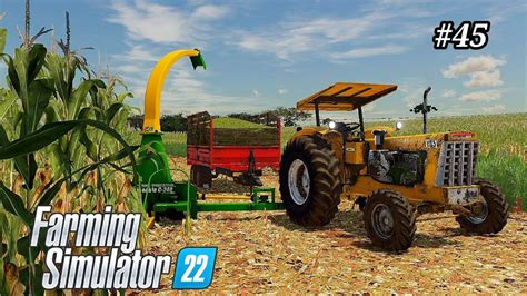 Silagem De Milho Na Fazenda Sitio Santo In Cio Farming Simulator
