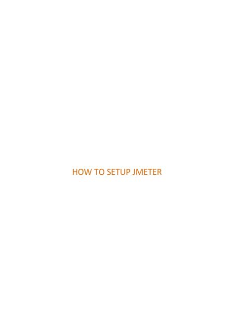 how to setup jmeter pdf firewall computing java programming language