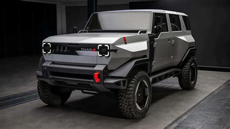 Mahindra Vision Thar E Born Electric SUV Concept Showcased AUTOBICS