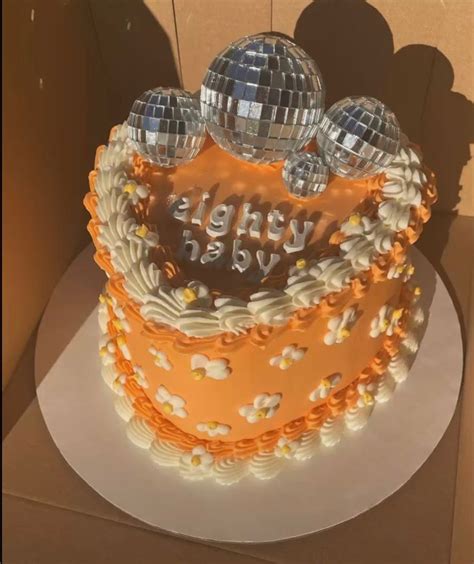 Bdaycake 20s Disco Theme Party In 2024 Disco Cake 14th Birthday