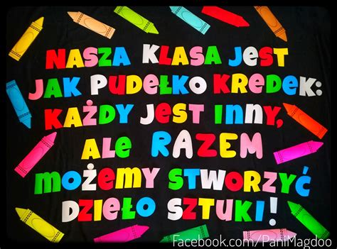 Dekoracja do druku Klasa jak pudełko kredek Sklep internetowy