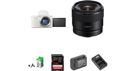 Sony ZV E10 II Mirrorless Camera With 11mm F 1 8 Lens And