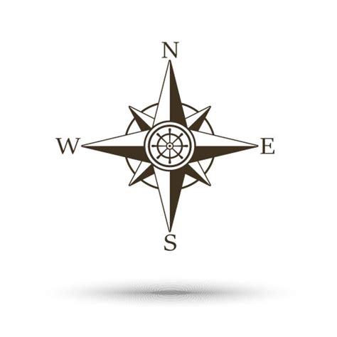 Nautical Compass And Wind Rose Concept Royalty Free Vector
