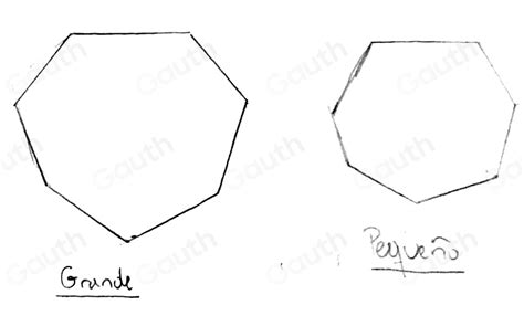 Solved Tracen Dos Figuras Semejantes Al Hept Gono Que Se Muestra