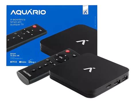 Smart Tv Box Aquario Homologado Anatel Netflix Youtube Frete grátis