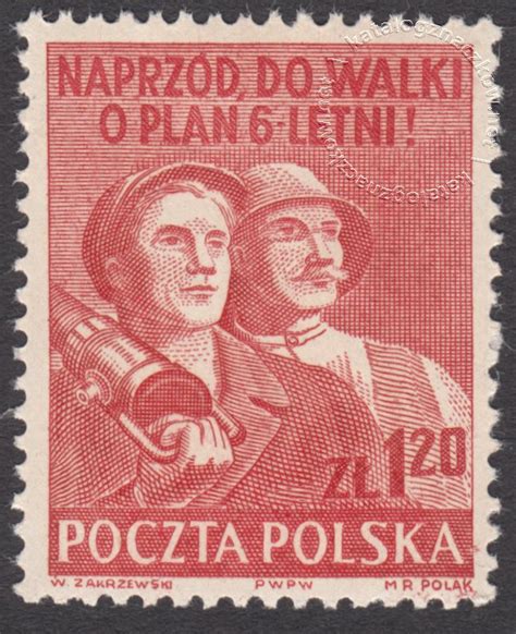 Plan sześcioletni 544 Katalog Polskich Znaczków Pocztowych