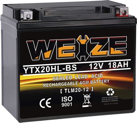 Amazon Weize Ytx Hl Bs Battery High Performance Maintenance
