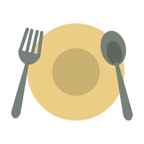 Plato De Cena De Dibujos Animados De Textura Retro Ilustraci N Del