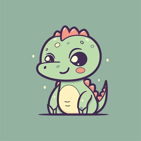linda bebé dinosaurio dibujos animados reptil tirano saurio Rex rapaz
