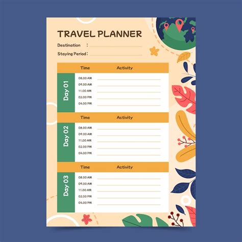 Travel Itinerary Template Word Free Infoupdate Org