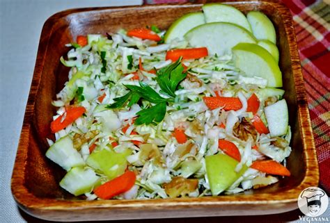 Salada de Repolho Maçã Verde e Nozes Receita rápida e simples de