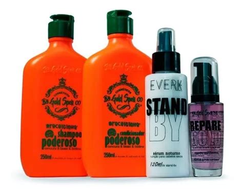 Shampoo Condicionador Poderoso Repara Gold Stand By Original