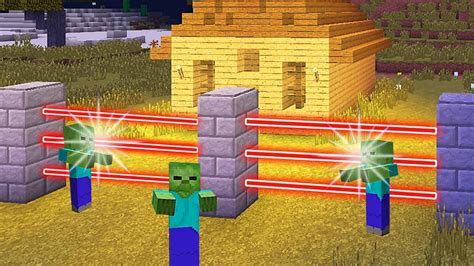 LA MANERA MAS FACIL DE PROTEGER TU CASA EN MINECRAFT TRAMPA SECRETA