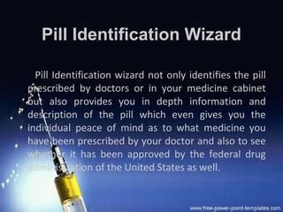 Pill Identification Wizard PPT