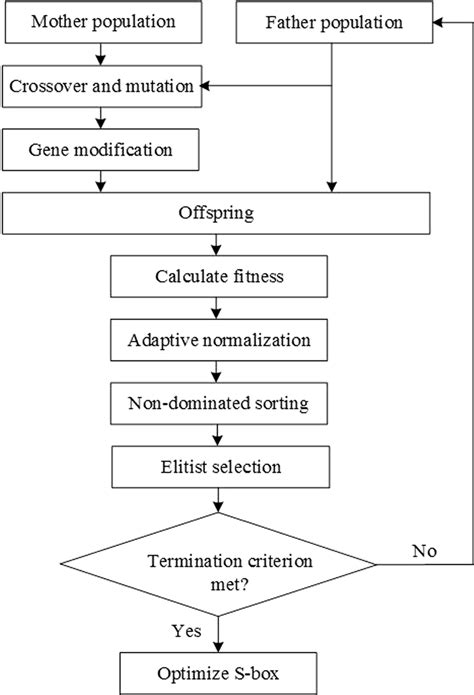 multi objective s box optimization algorithm flowchart download scientific diagram