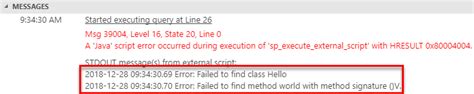 sql server 2019 extensibility framework and java misc stuff niels berglund