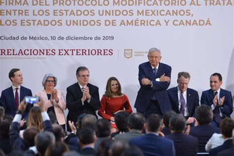 Firma del Protocolo Modificatorio al Tratado entre México Estados