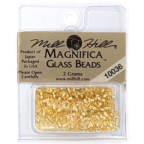Mill Hill Magnifica Glass Beads 10036 Victorian Gold Jriicher Stitching