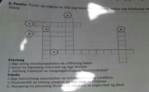 B Panuto Punan Ng Angkop Na Titik Ang Bawat Kahon Upang Mabuo Ang