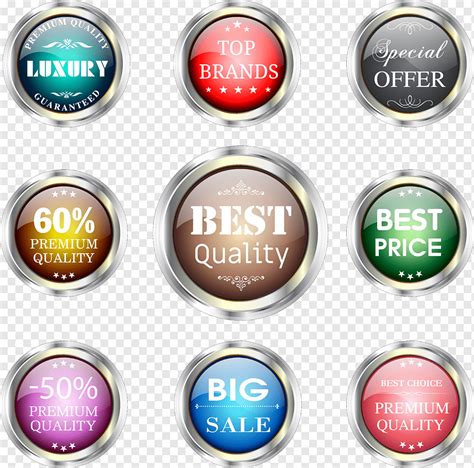 Premium Quality Labels Circle Png PNGWing