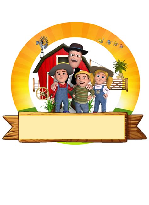 Toppers para tortas granja de zenón Artofit
