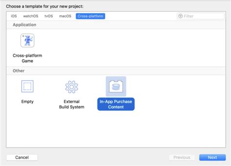 Ios Why Can T I Create An In App Purchase Content Target In XCode