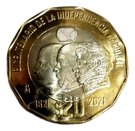Moneda Pesos Bicentenario Independencia Sin Circular