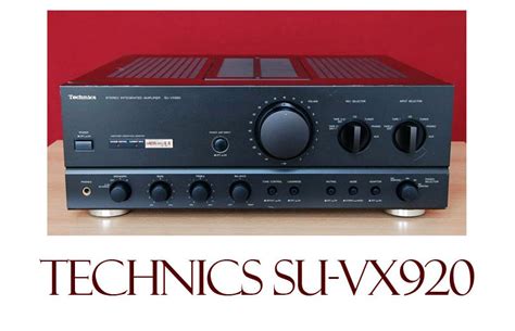 Technics SU VX920 Hifi Wiki