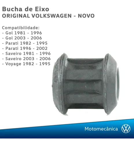 Comprar Par Bucha Eixo Traseiro Original Vw Gol Parati Saveiro Novo