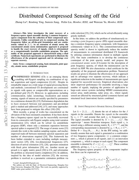 pdf distributed compressed sensing off the grid