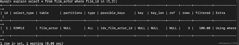 mysql中explain详解 mysql explain csdn博客
