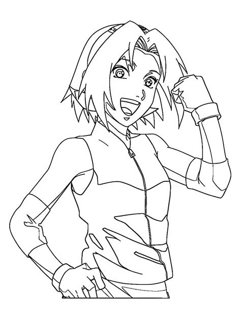 39 Desenhos De Sakura Haruno Para Colorir