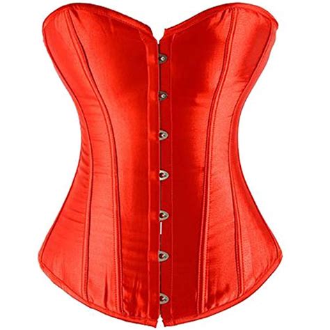 Buy ZZEBRA Red FLORATA Women Sexy Corset Bustier Overbust Corset