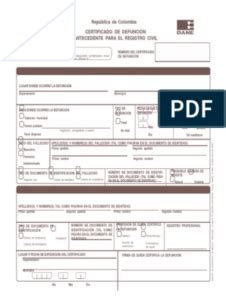 ᐈ Certificado de Defunción Requisitos Datos y MÁS