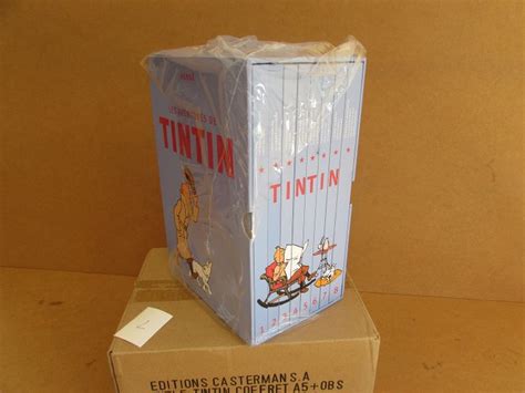 Tintin Coffret Intégrale en 8 volumes Les 24 aventures Catawiki