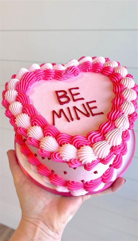 Cute Valentine S Cake Ideas Be Mine Heart Shape Cake